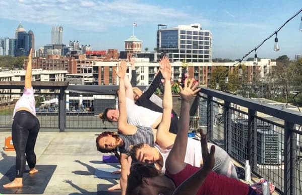 FREE Rooftop Yoga this Saturday (pre-register now!) - Atlanta on the Cheap