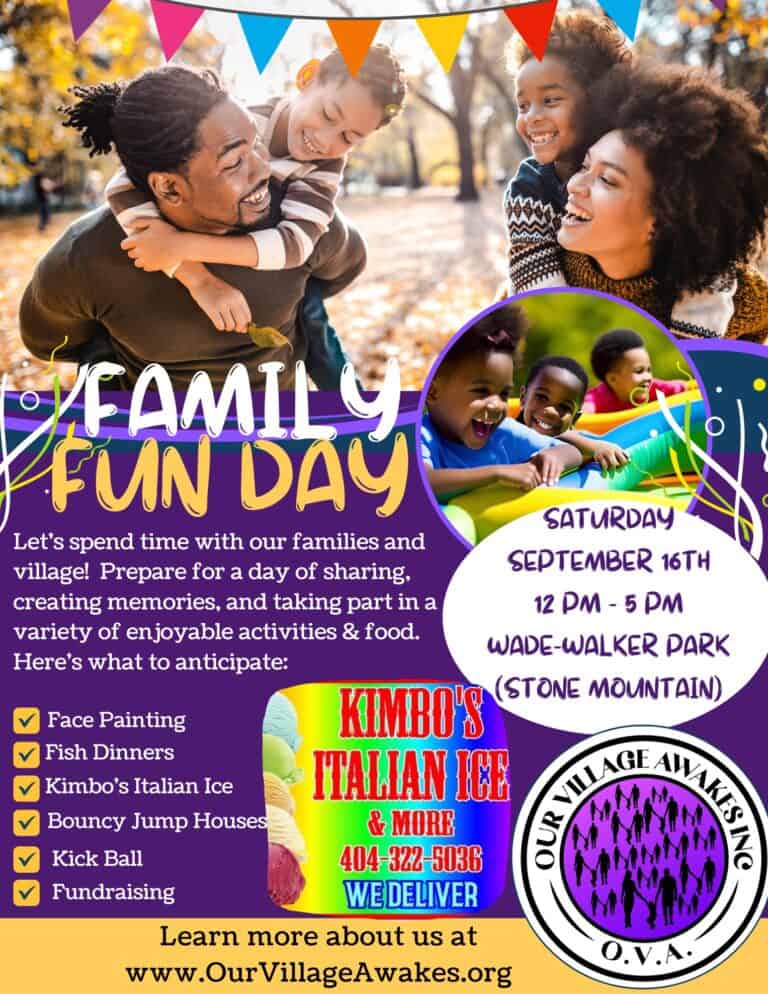 Free Family Fun Day at Wade Walker Park in Stone Mountain on Sept. 16th ...