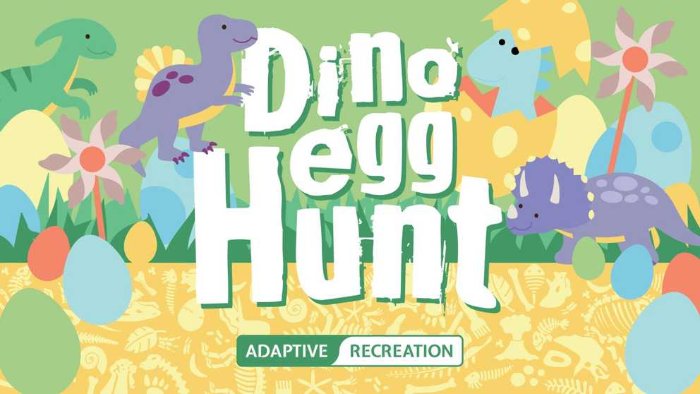 Register for the FREE Dino Egg Hunt for kids with disabilities, at ...