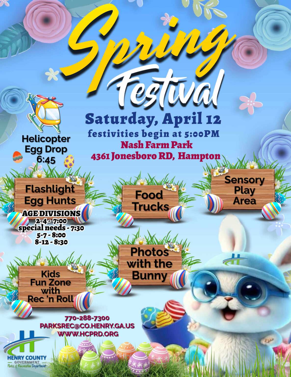 Henry County's spring festival features a helicopter egg drop on ...