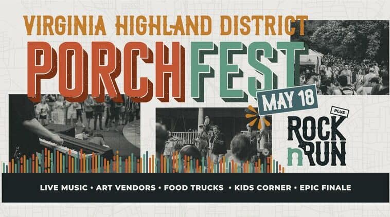 Virginia Highland Porchfest: Stroll the neighborhood and listen to ...