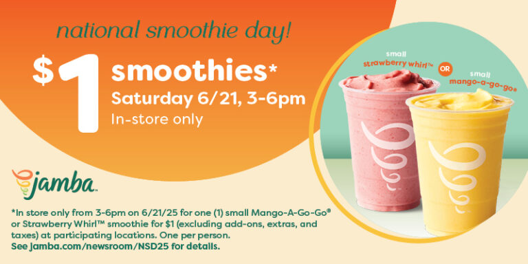 National Smoothie Day: Freebies, BOGO offers, and special deals on ...