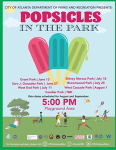 Popsicles in the Park: Get free frozen treats at a different ATL park ...