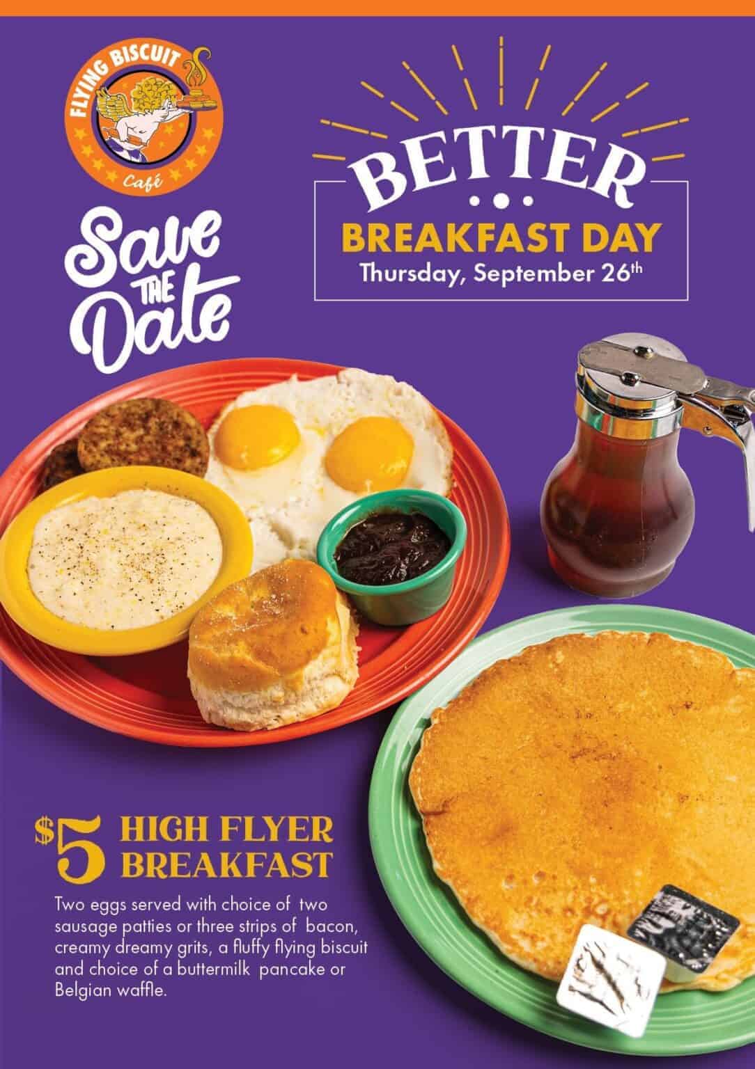 Flying Biscuit Cafe: Get the High Flyer Breakfast for just $5 on ...