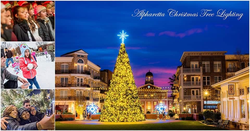 Alpharetta tree lighting ceremony: Santa, snowfall, live music ...