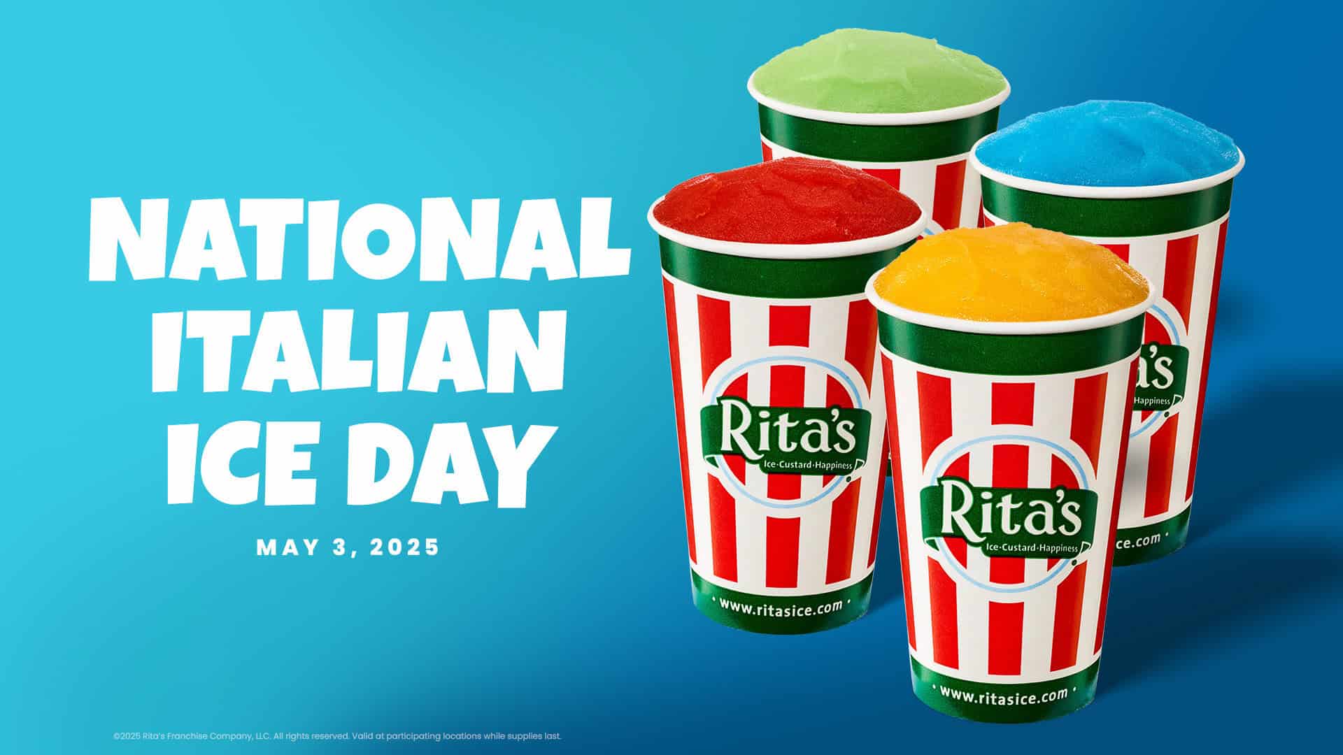 Celebrate National Italian Ice Day with a FREE sweet treat from Rita's ...
