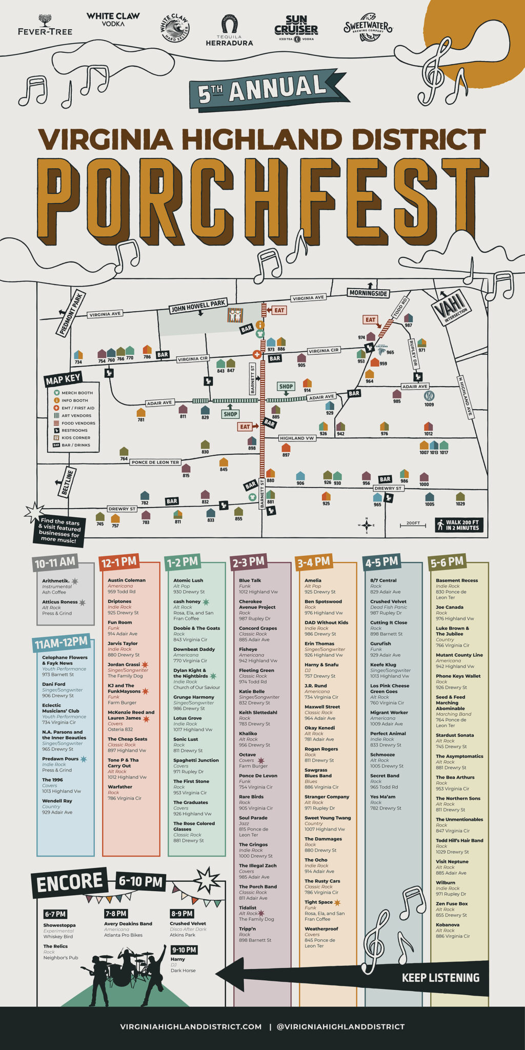 Virginia Highland Porchfest will be a ticketed event in 2026, LAST CALL ...