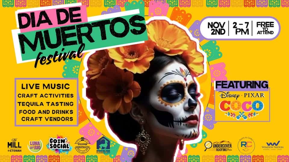 Dia de Muertos festival and outdoor movie at The Mill on Etowah this ...