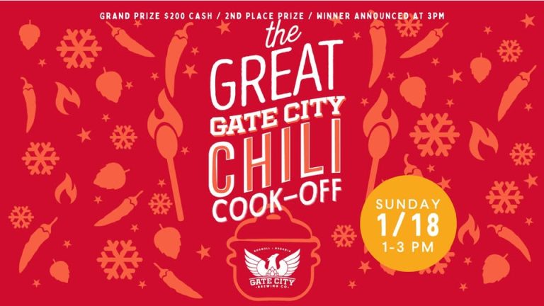 Taste the samples at the Chili Cook-off at Gate City Brewing in Roswell ...